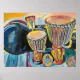 Custom Art With Djembes Poster | Zazzle