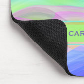 Custom Artistic Abstract Retro Cool Waves Pattern Mouse Pad | Zazzle