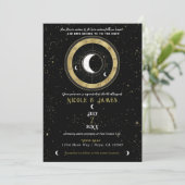Custom Astrology Zodiac Moon Sign Wedding Invitation | Zazzle