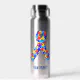 Custom Autism Awareness Ribbon Cute Personalized Water Bottle | Zazzle