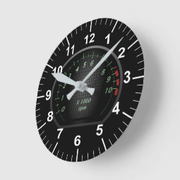 Custom Auto Car Themed Wall Clock | Zazzle