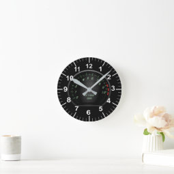 Custom Auto Car Themed Wall Clock | Zazzle