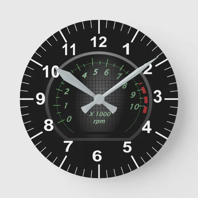 Custom Auto Car Themed Wall Clock | Zazzle