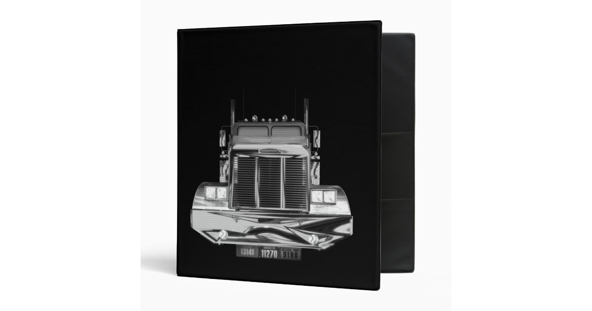 Custom Avery Trucker Log Book Binder | Zazzle