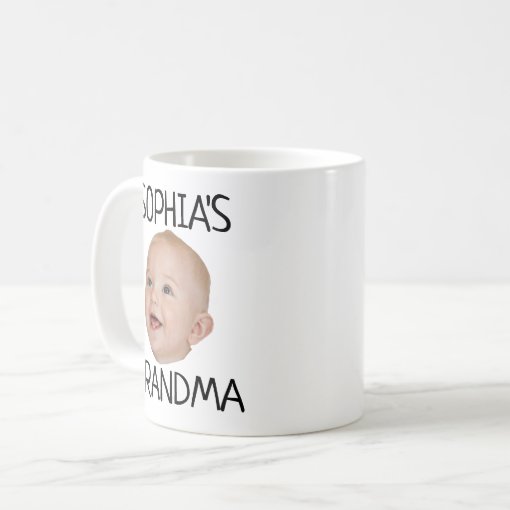 Custom Baby Face Mug, Baby Photo Coffee Mug | Zazzle