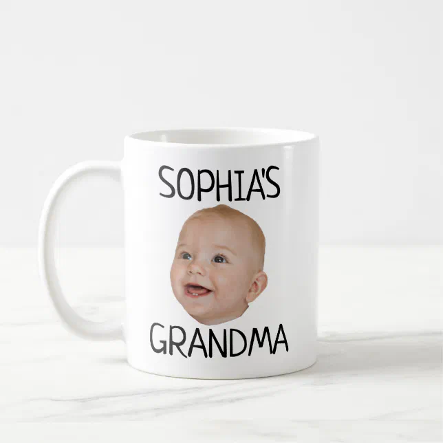 Custom Baby Face Mug, Baby Photo Coffee Mug | Zazzle