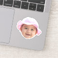 Custom Baby Photo Stickers, Baby Photo Face Sticker | Zazzle