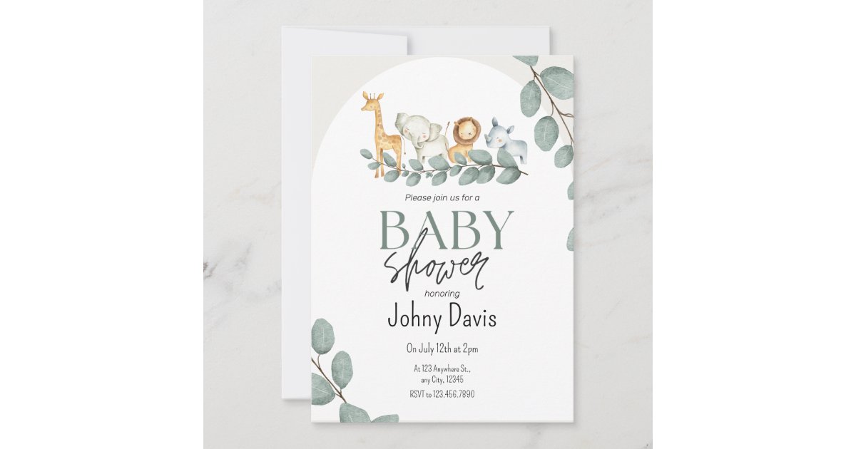 Custom Baby Shower Celebration Invitation | Zazzle