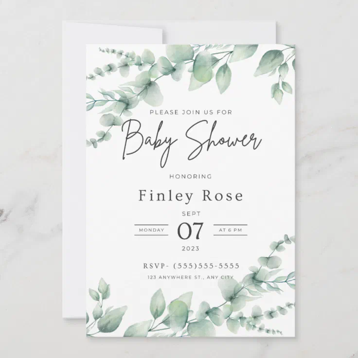 Custom Baby Shower Invitation | Zazzle