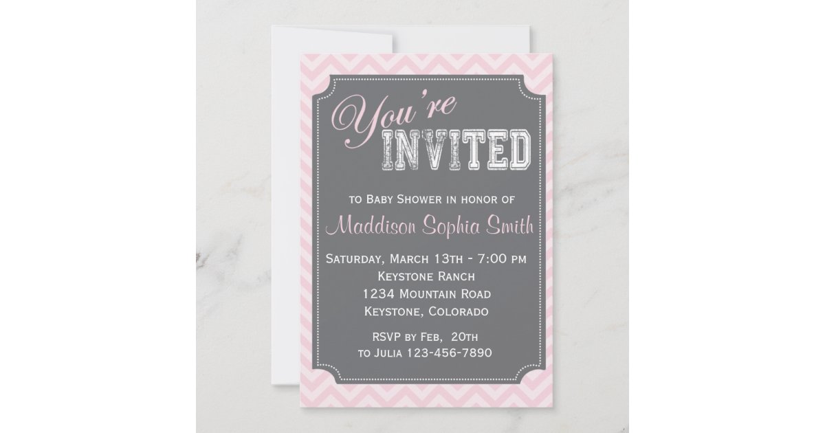 Custom Baby Shower Invitations | Zazzle