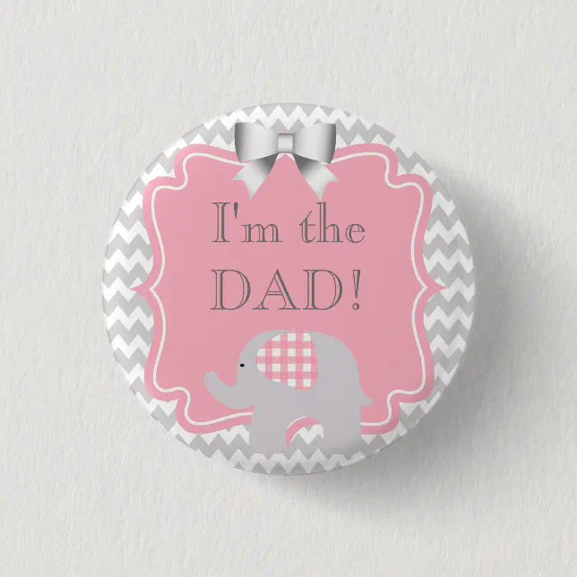 Custom Baby Shower Party I'm the Dad Button | Zazzle
