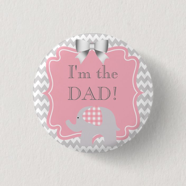Custom Baby Shower Party I'm the Dad Button | Zazzle