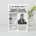 Custom Back in 1972 Newspaper Birthday Card, Trend Holiday Card | Zazzle