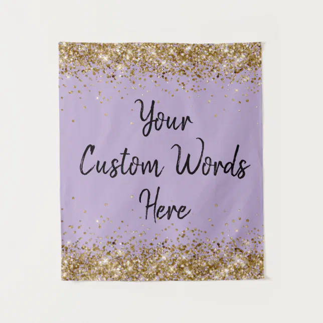 Custom Backdrop Birthday Party Photo Booth Lilac | Zazzle