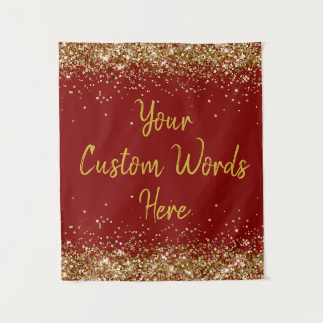 Custom Backdrop Birthday Party Photo Booth Maroon | Zazzle