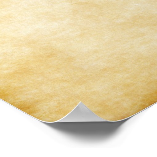 Custom Background Parchment Paper Template Poster | Zazzle
