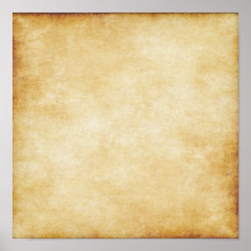 Custom Background Parchment Paper Template Poster | Zazzle