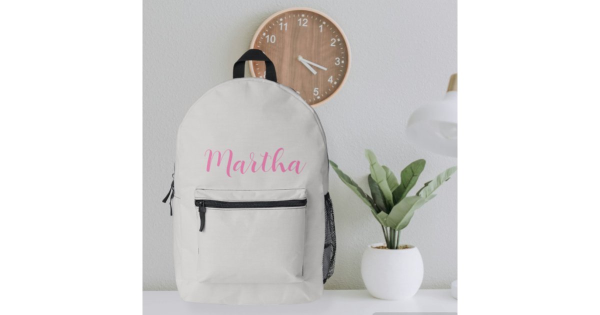 Custom backpack, personalized school bags | Zazzle