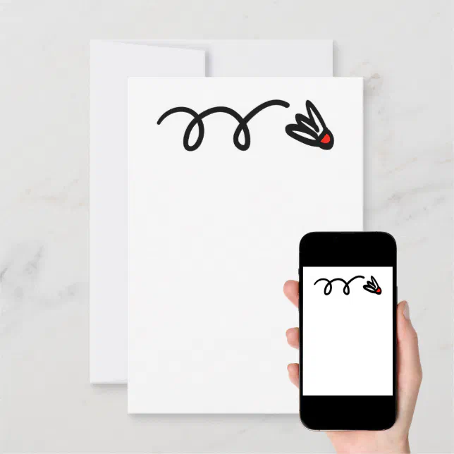 Custom badminton invitation card with shuttle logo | Zazzle