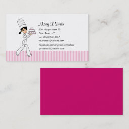 Custom Baker Calling Card | Zazzle