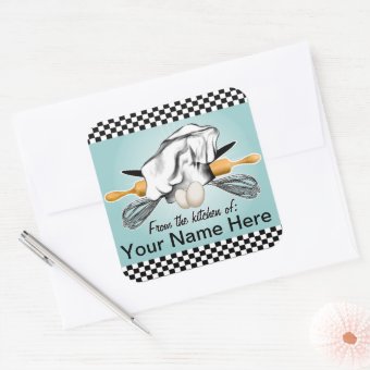 Custom Baker Packaging label | Zazzle