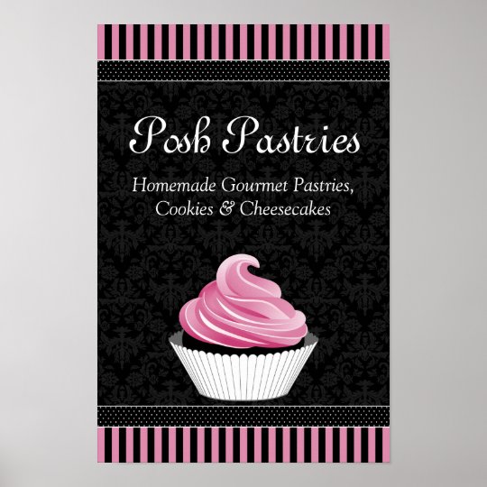 CUSTOM Bakery Poster | Zazzle.com