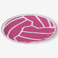 Custom Ball Design Netball Themed Party Paper Plates | Zazzle