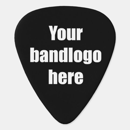 Custom Band Logo Personalized Guitar Plectrum Pick | Zazzle