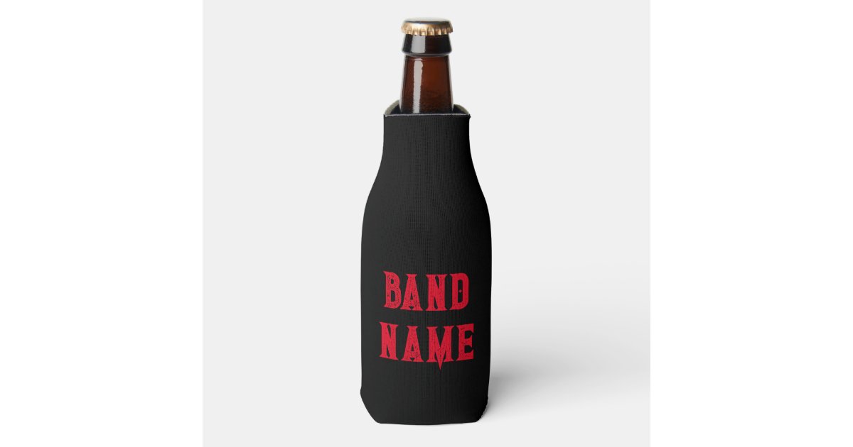 Custom Band Merch Bottle Cooler | Zazzle