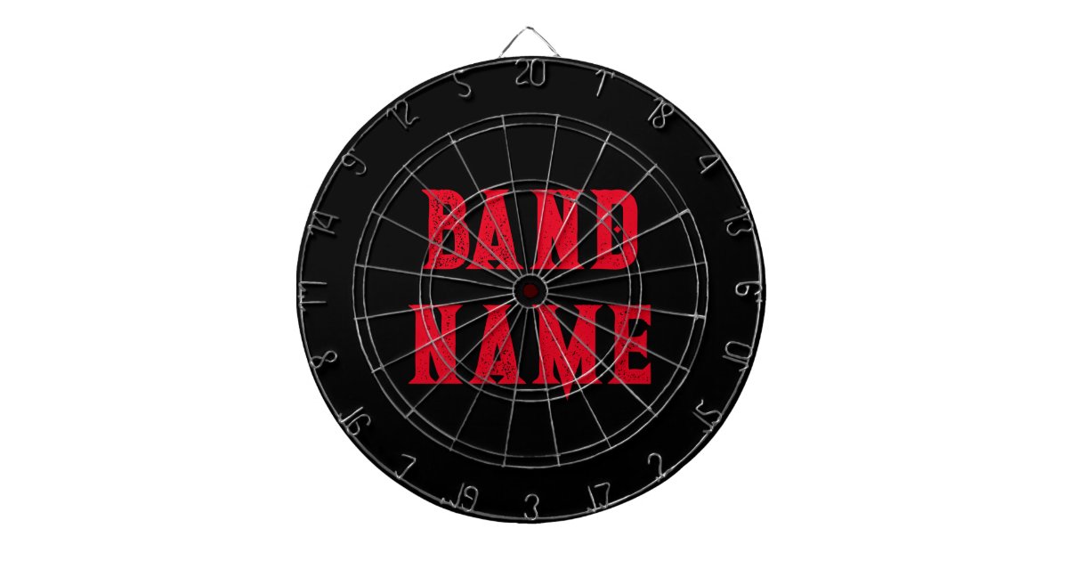 Custom Band Merch Dart Board | Zazzle