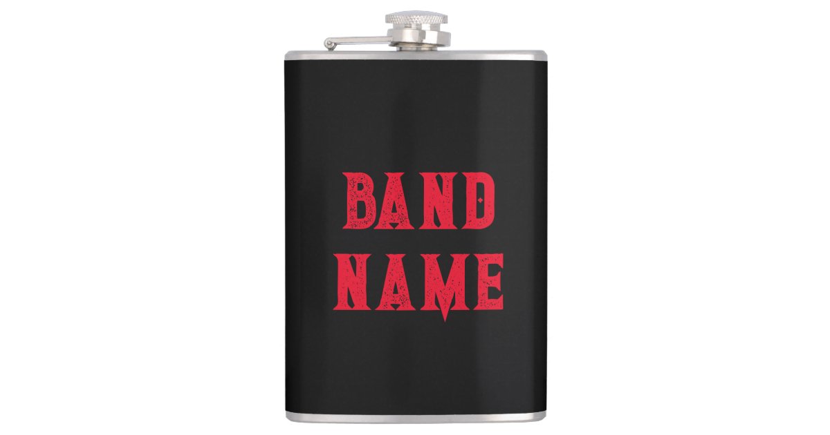 Custom Band Merch Flask | Zazzle