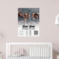 Custom Band Photo Logo QR Code Gigs Tour Dates Poster | Zazzle