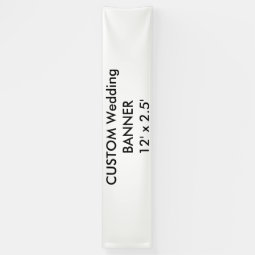 Custom Banner 12' x 2.5' | Zazzle