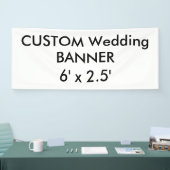 Custom Banner 6' x 2.5' | Zazzle