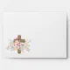 Custom Baptism Communion Confirmation Floral Cross Envelope | Zazzle