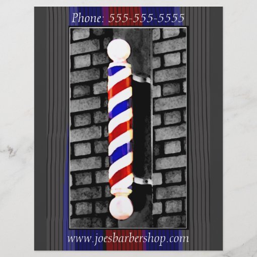 Custom Barber Shop / Advertisement / Flyer | Zazzle