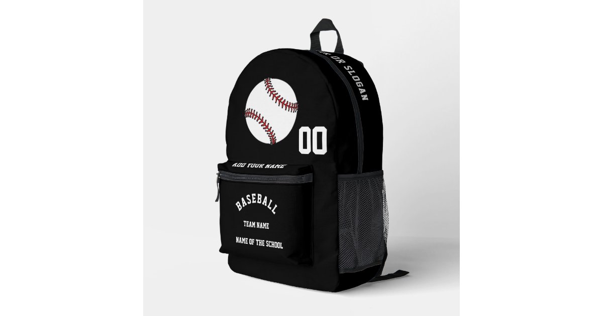 Custom Baseball Backpack - Design Your Own | Zazzle