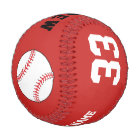 Custom Baseball with Name Number Photo Kids | Zazzle.com