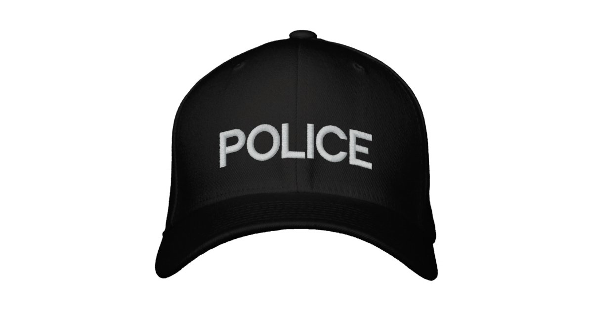 Custom Baseball Cap POLICE | Zazzle