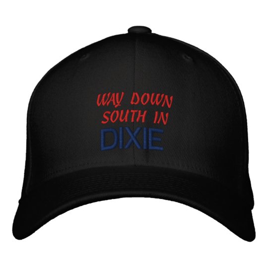 Custom Baseball Cap with phrase "way down south in | Zazzle.com