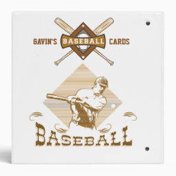 Custom Baseball Card Binder | Zazzle