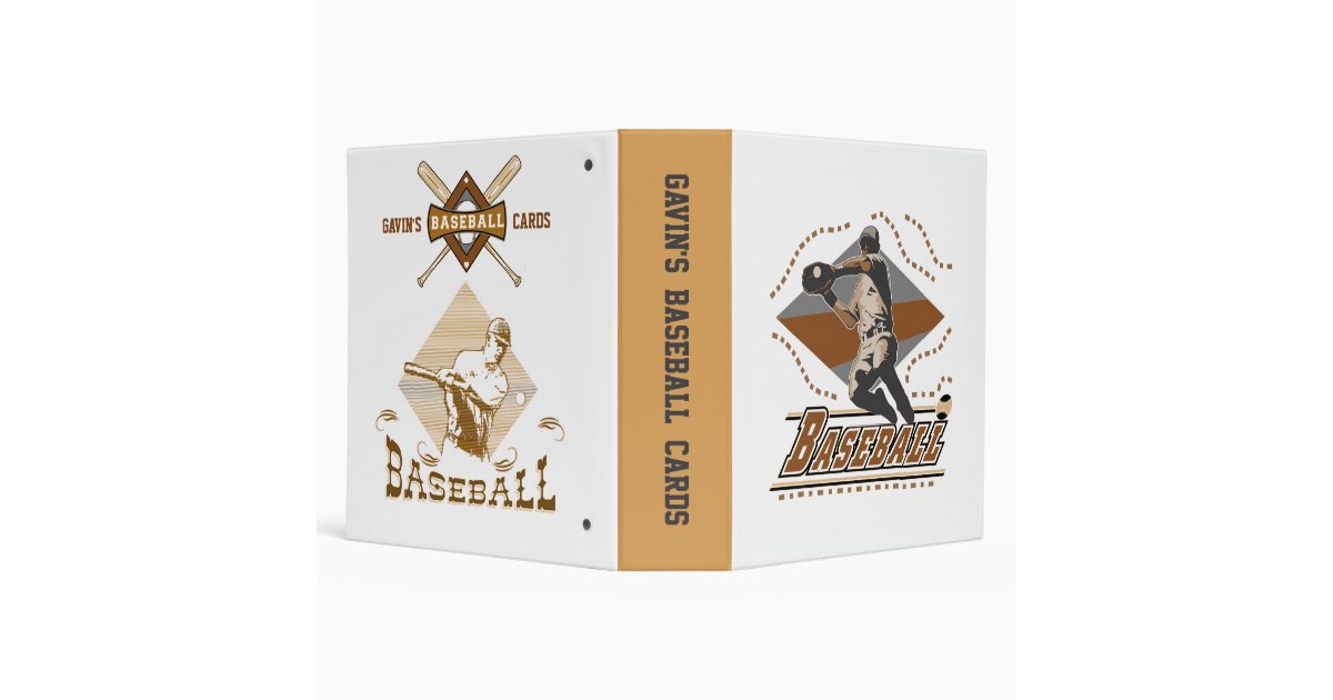 Custom Baseball Card Binder | Zazzle