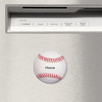 Custom Baseball Magnet | Zazzle