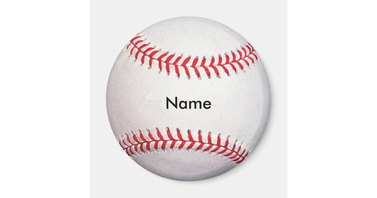 Custom Baseball Magnet | Zazzle