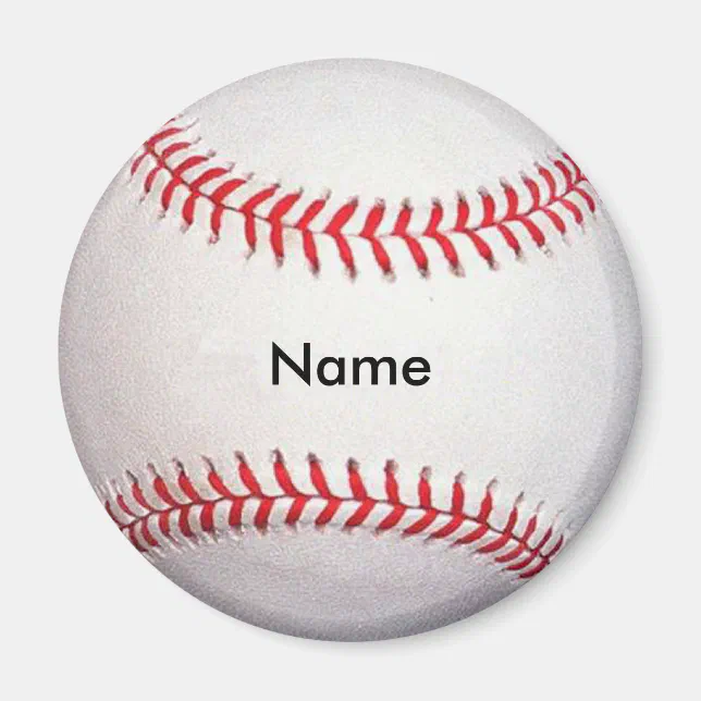Custom Baseball Magnet | Zazzle