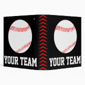 Custom Baseball Player, Coach or Team Binder | Zazzle