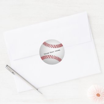 Custom Baseball Sticker | Zazzle