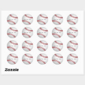 Custom Baseball Sticker | Zazzle