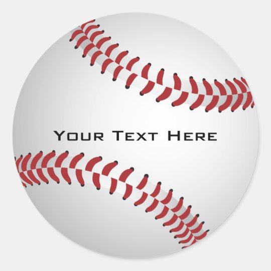 Custom Baseball Sticker | Zazzle.com