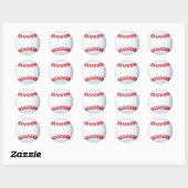 Custom Baseball Stickers | Zazzle